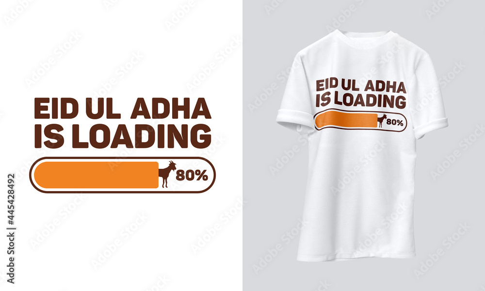 Eid ul Adha is Loading t-shirt design, Eid ul Azha is Loading t-shirt ...