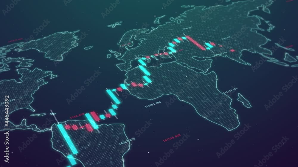Candle stick graph chart of stock market forex trading, Bullish Bearish ...