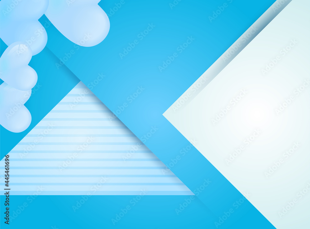 Blue love background with white space for text. Love square background ...