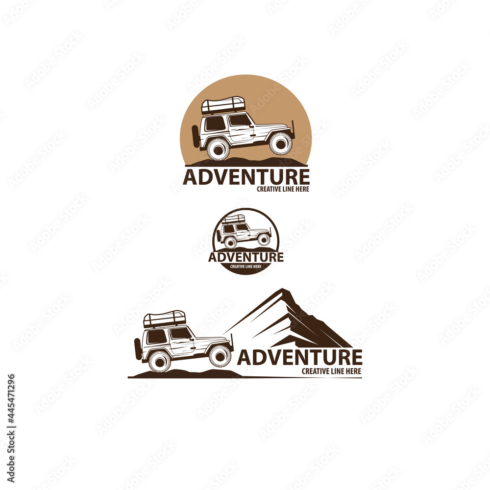 adventure logo set Stock Vector | Adobe Stock