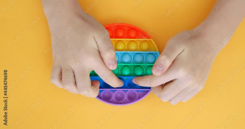 Pop it fidget toy anti-stress toy pop it, burst bubbles, the ...