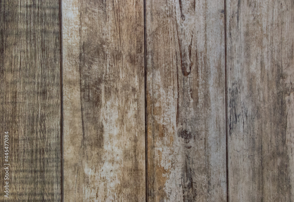 rustic wood surface texture with vertically lined boards in full frame ...