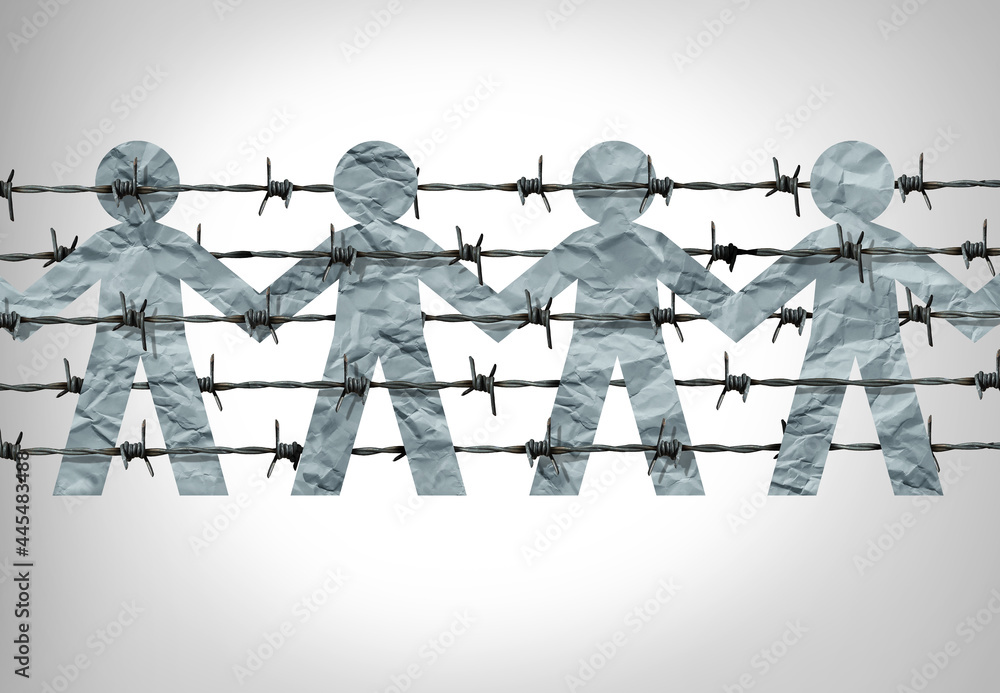 Immigration social issue as a symbol for migration laws and refugees as ...