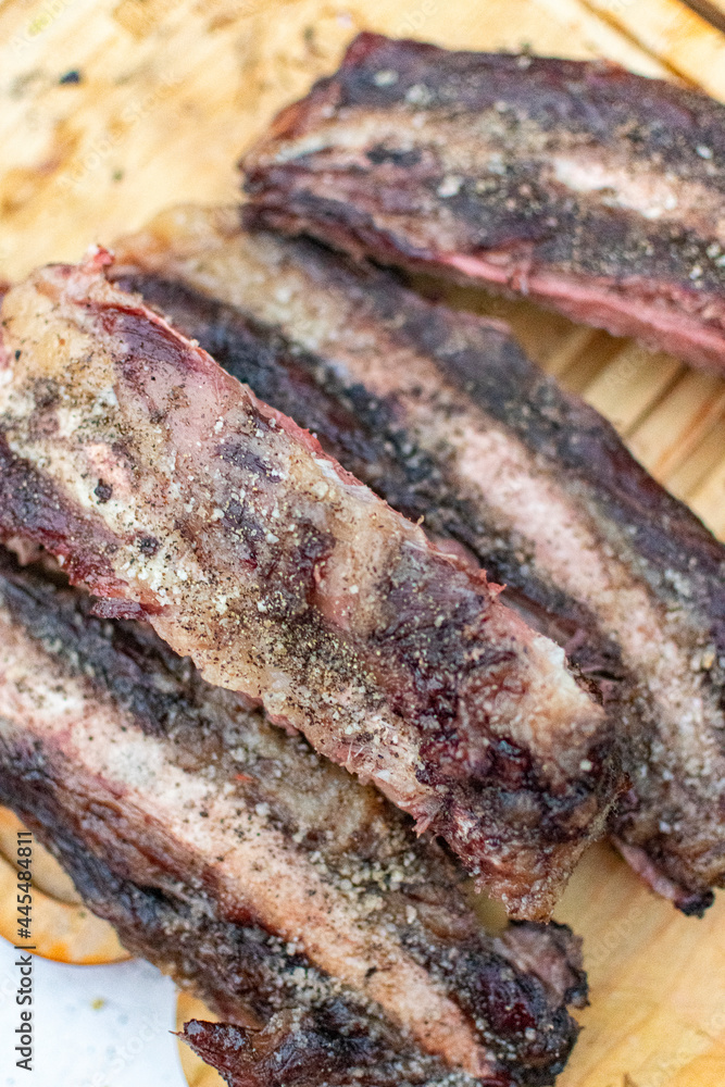 costillas de res ahumadas. costillas de res. asado de costillas de res ...
