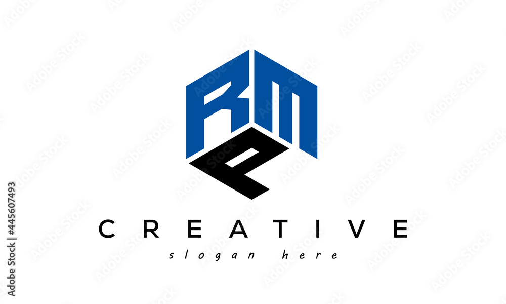 Letter RMP creative logo design vector Stock Vector | Adobe Stock