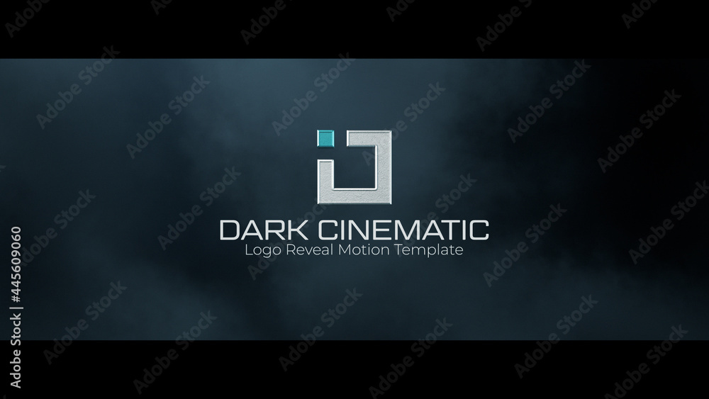 Dark Cinematic Logo Reveal Stock Template | Adobe Stock