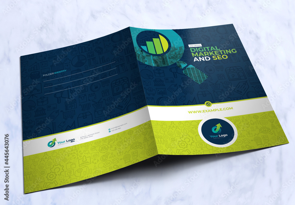 Corporate File Folder Design Template