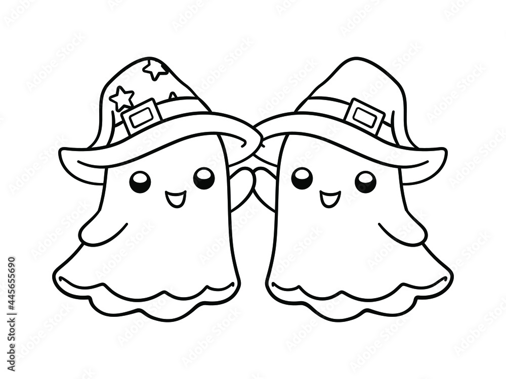 Halloween Ghost Coloring Pictures