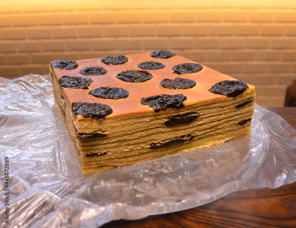 Indonesia kueh lapis layer butter cake pastry dessert halal menu for ...
