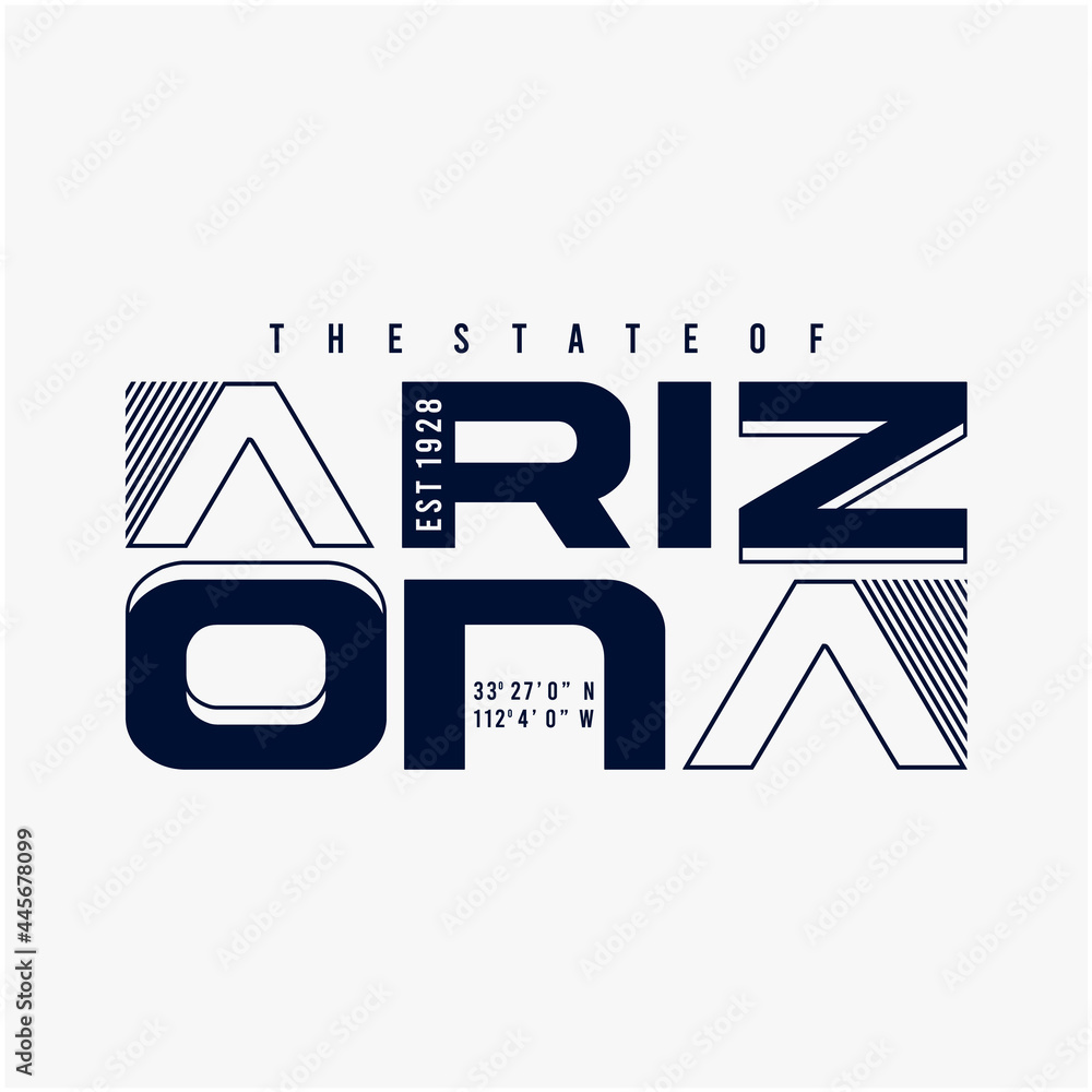 vector Illustration graphic of lettering, arizona, perfect for t-shirts ...