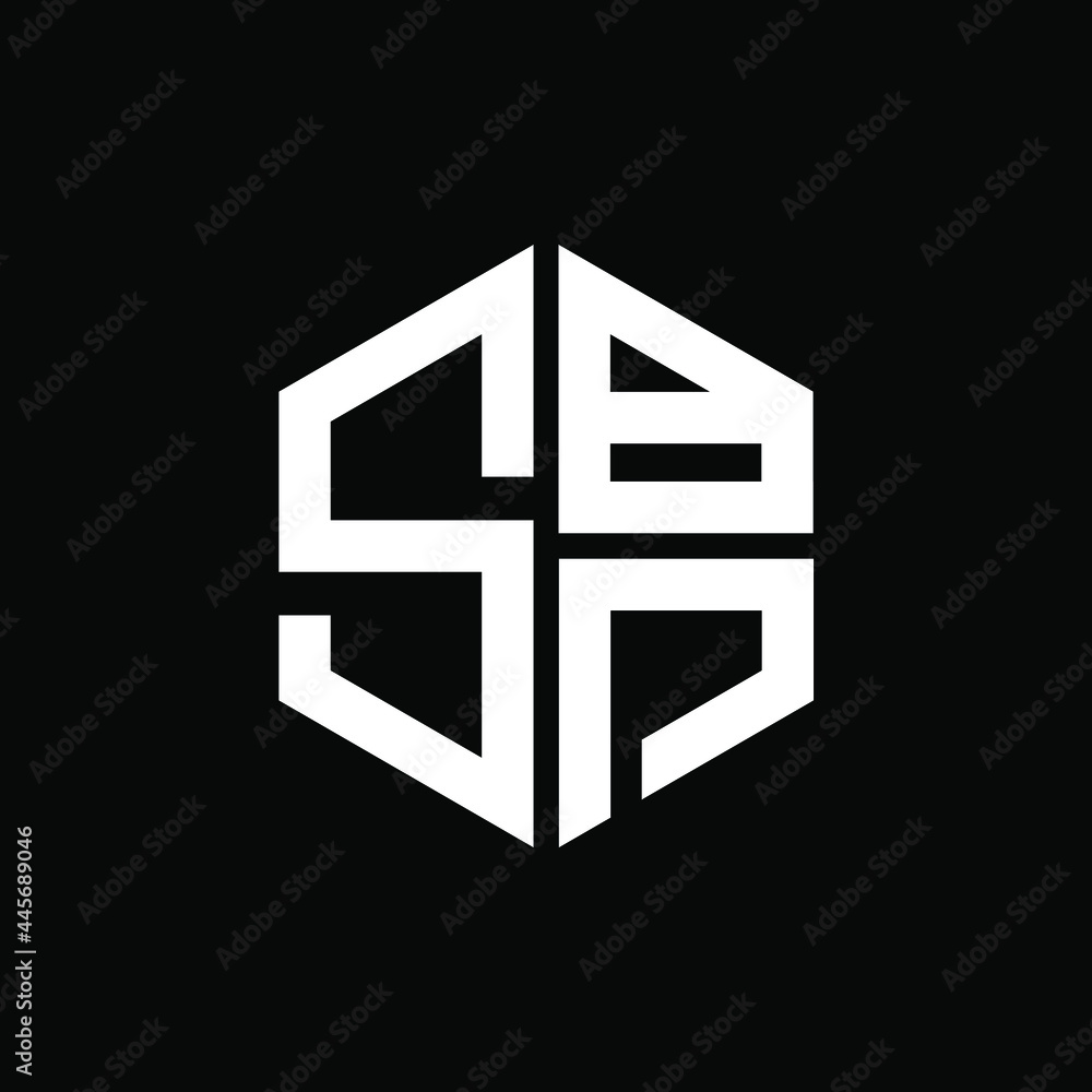SBP logo SBP icon SBP vector SBP monogram SBP letter SBP minimalist SBP ...