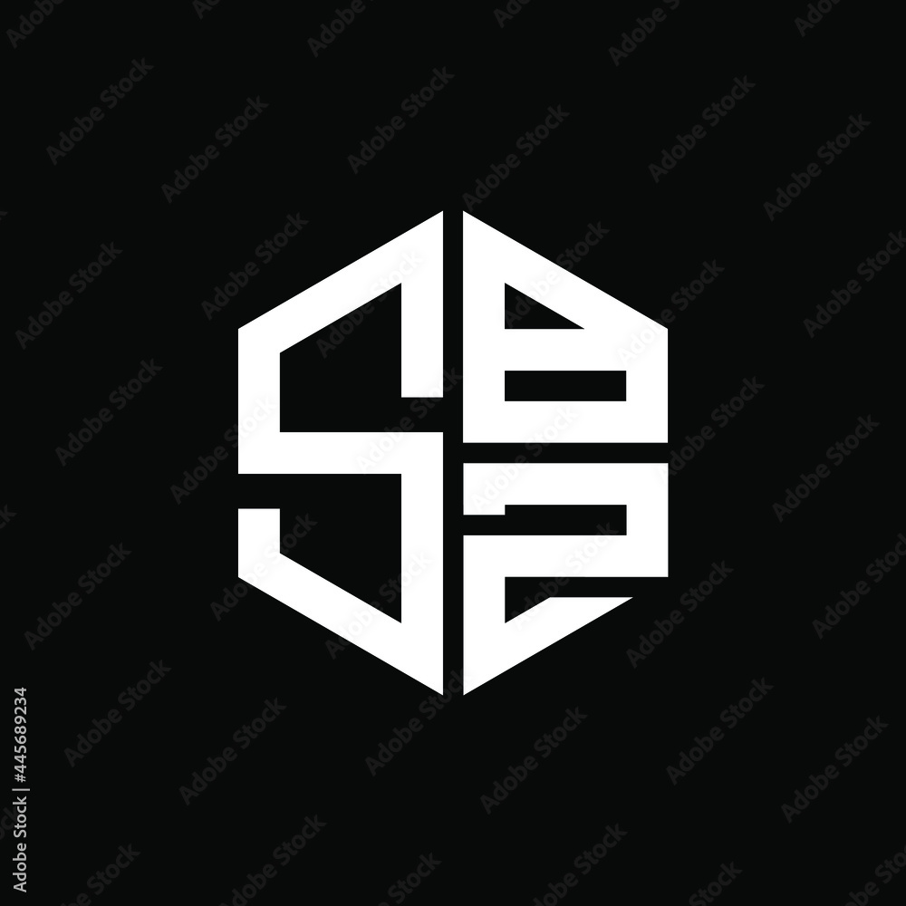 SBZ logo SBZ icon SBZ vector SBZ monogram SBZ letter SBZ minimalist SBZ ...
