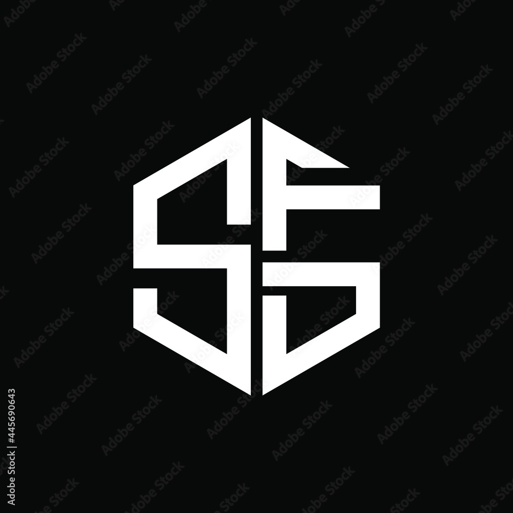 SFD logo SFD icon SFD vector SFD monogram SFD letter SFD minimalist SFD ...