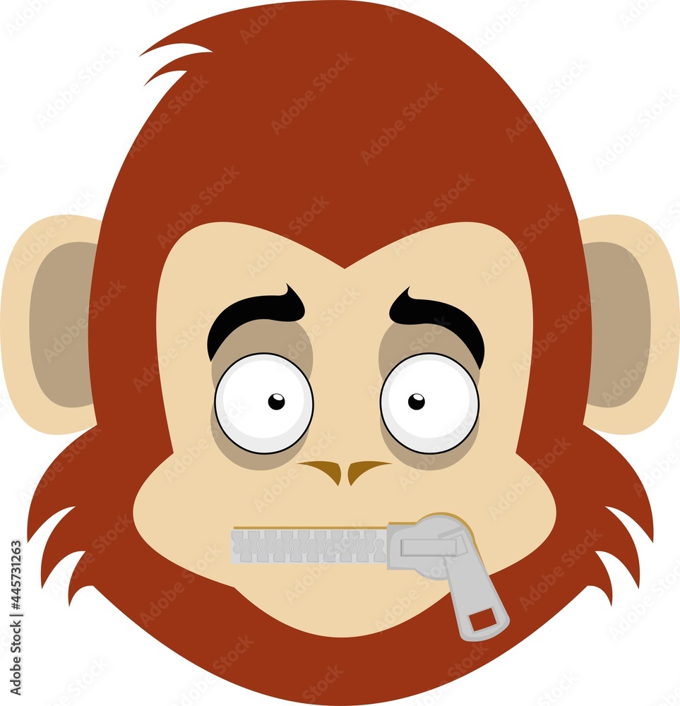 Zipper Mouth Cartoon