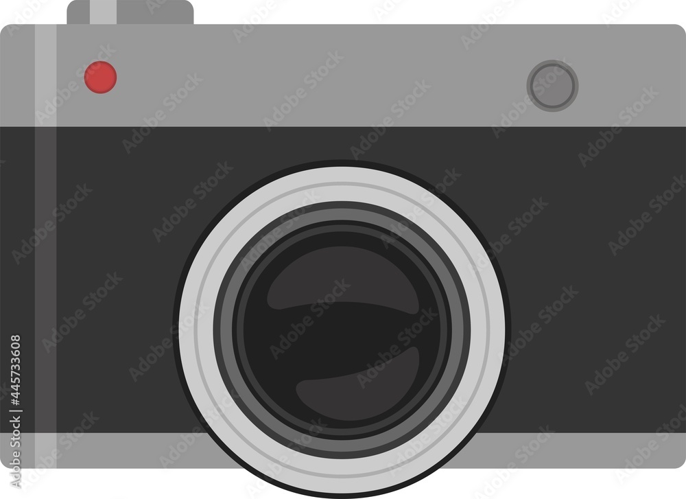 Vector illustration of emoticon of a photo camera Stock Vector | Adobe ...