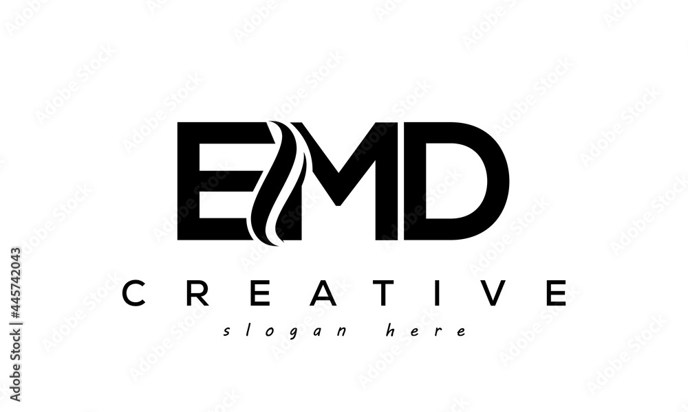 Letter EMD creative logo design vector Stock Vector | Adobe Stock