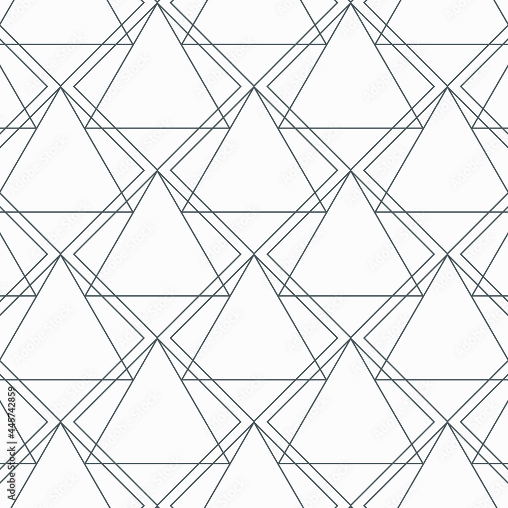 linear triangle vector pattern with big and small triangle connected ...