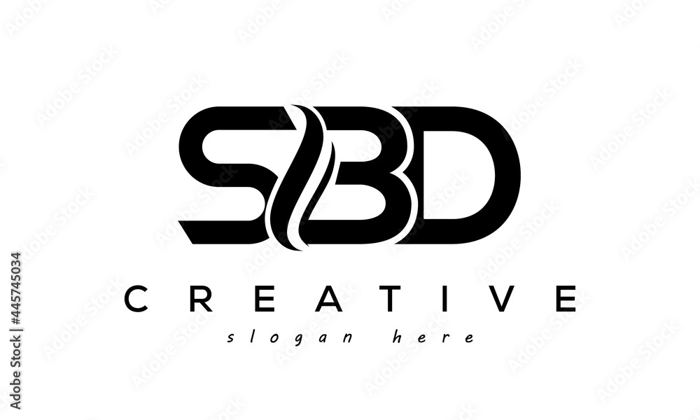Letter SBD creative logo design vector Stock Vector | Adobe Stock