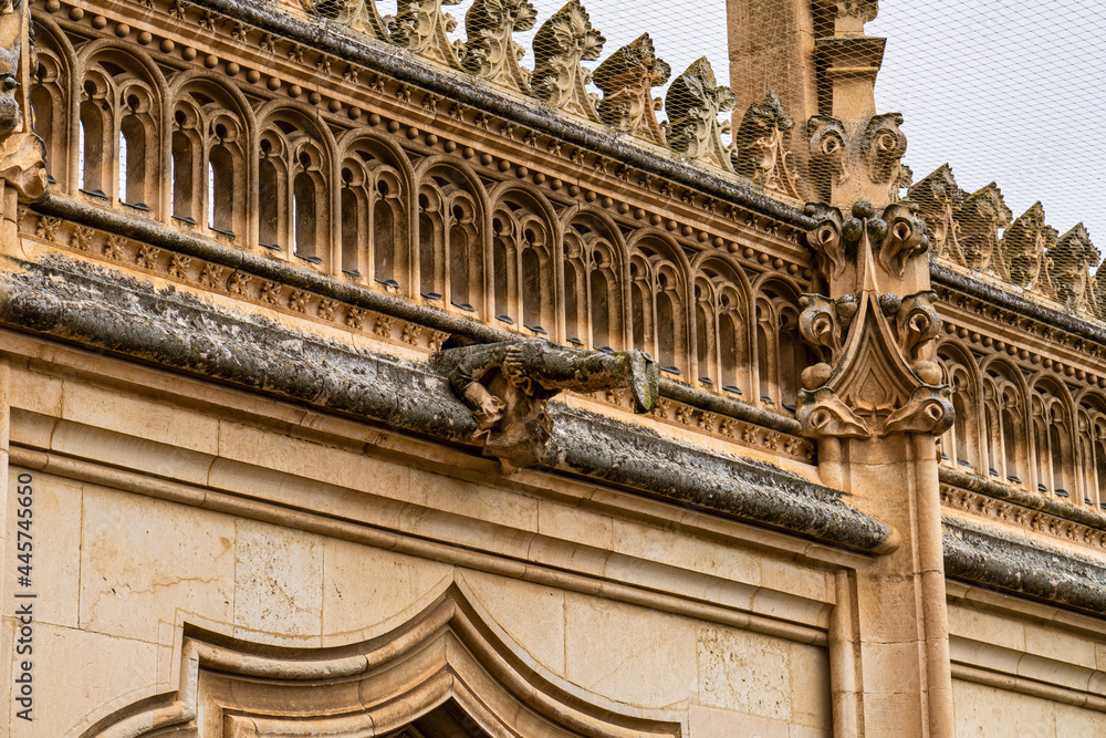 Gothic atrium of Monastery of San Juan de los Reyes in the city of ...