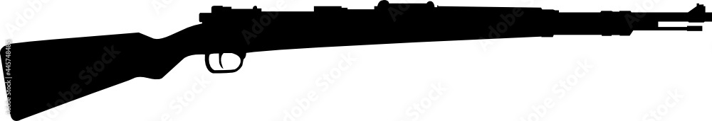 Karabiner 98 kr98 rifle kr98k rifle gun svg vector cut file for cricut ...
