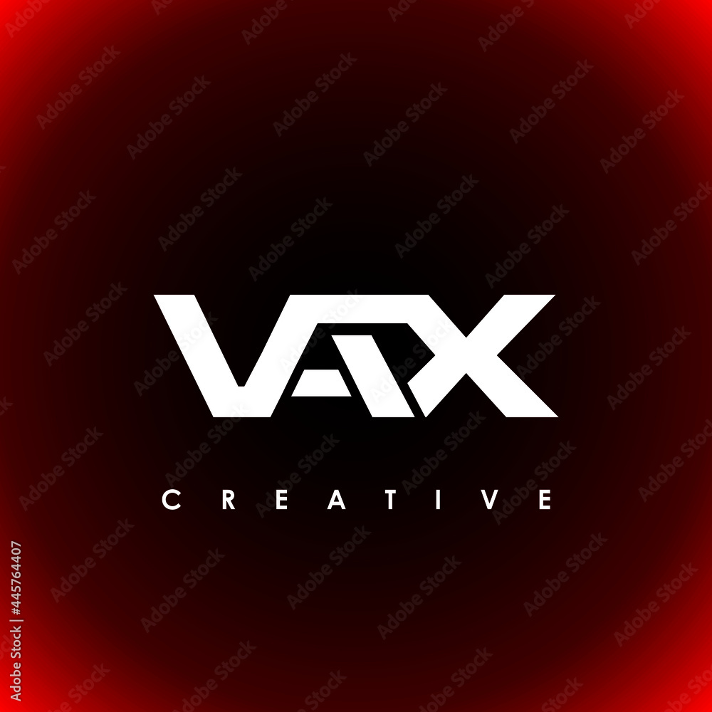 VAX Letter Initial Logo Design Template Vector Illustration Stock ...