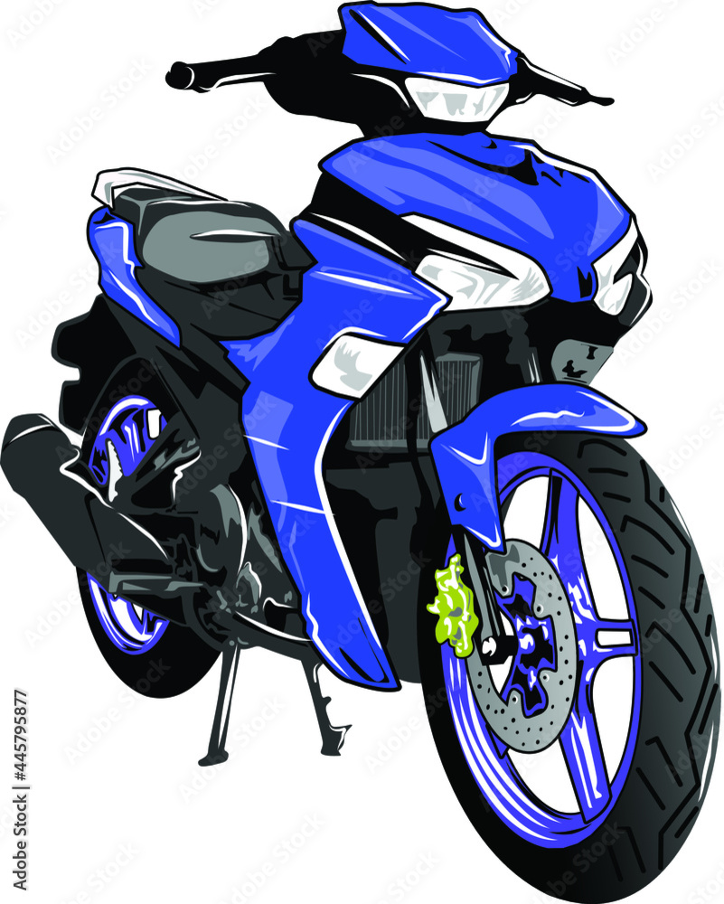 Yamaha Y16ZR Malaysia Vietnam Vector Art Stock Vector | Adobe Stock