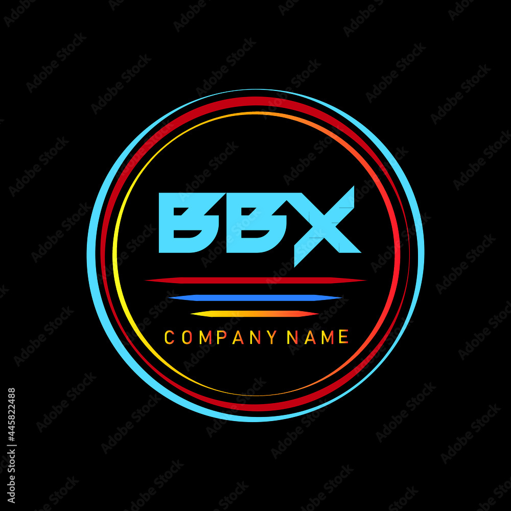 Creative bbx letter logo design .Creative Initial bbx letter logo ...