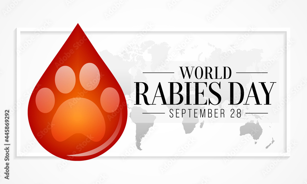 Vetor de World Rabies day is observed every year on September 28, it is ... Vetor de World Rabies day is observed every year on September 28, it is ...