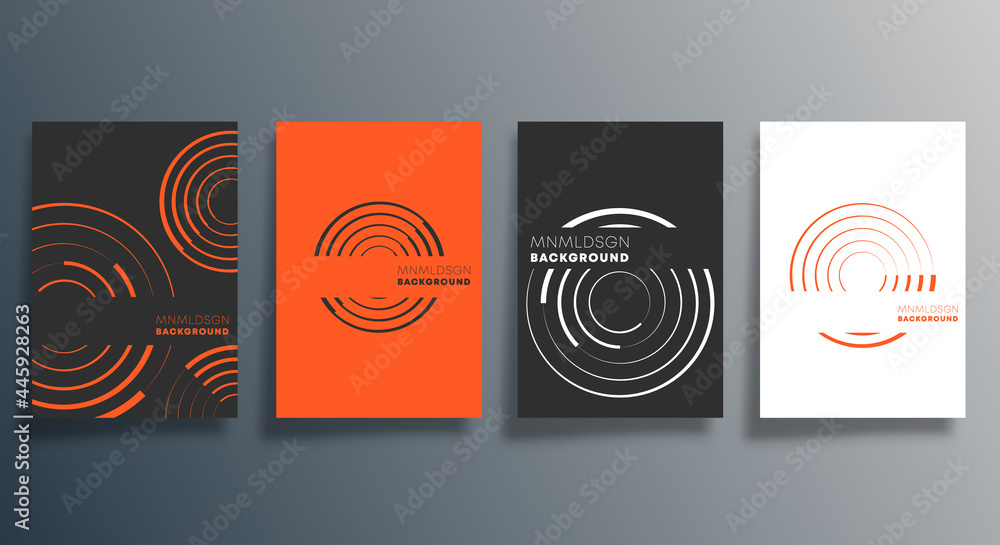 Abstract minimal design for flyer, poster, brochure cover, background ...