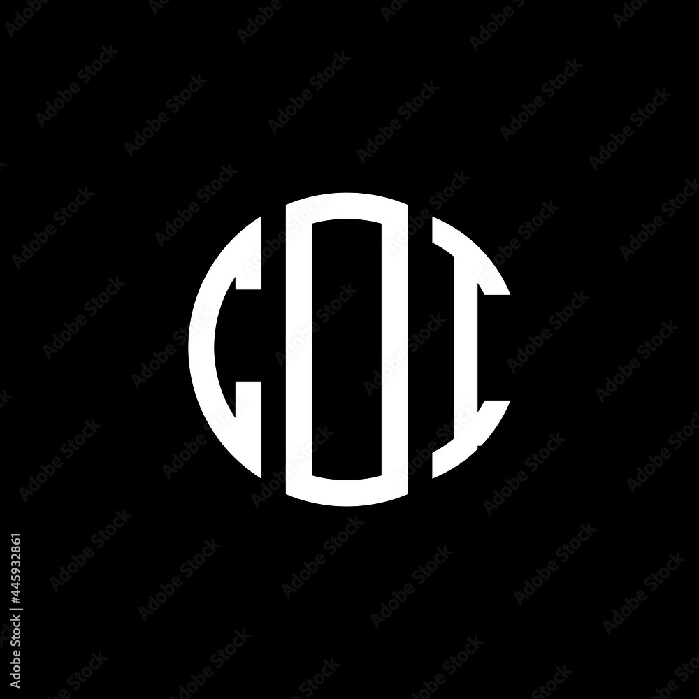 Vecteur Stock CDI letter logo design. CDI letter in circle shape. CDI ... Vecteur Stock CDI letter logo design. CDI letter in circle shape. CDI ...
