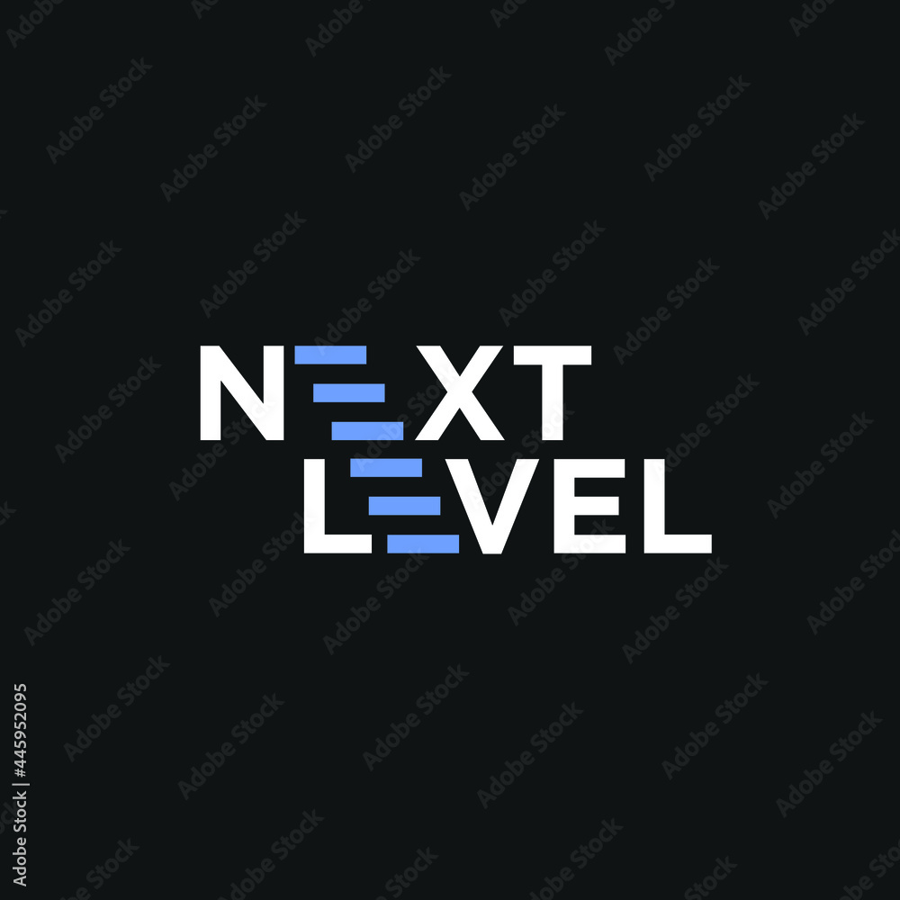 Next Level Stair icon. Grade Logo design. Vector Illustration. เวกเตอร์ ...