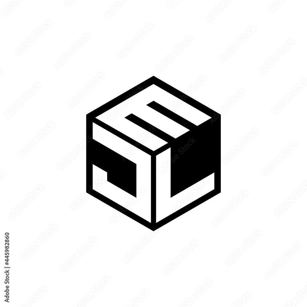 JLM letter logo design with white background in illustrator, vector ...