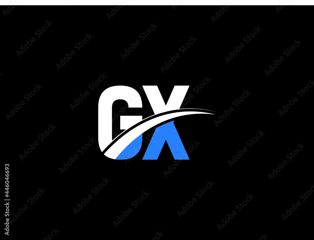 Letter GX Logo, creative gx logo icon vector image design for your ...