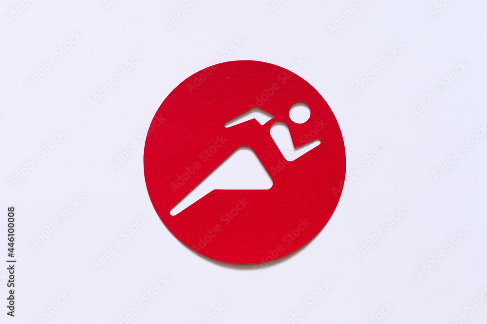 Japan flag and shape of Runner, Athlete, wallpaper for summer ...