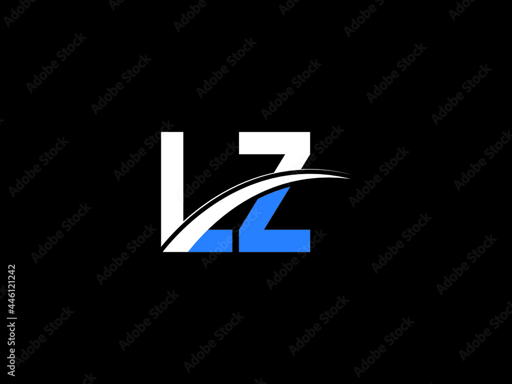 Letter LZ Logo Image, lz Letter Logo Design For Business Stock Vector ...
