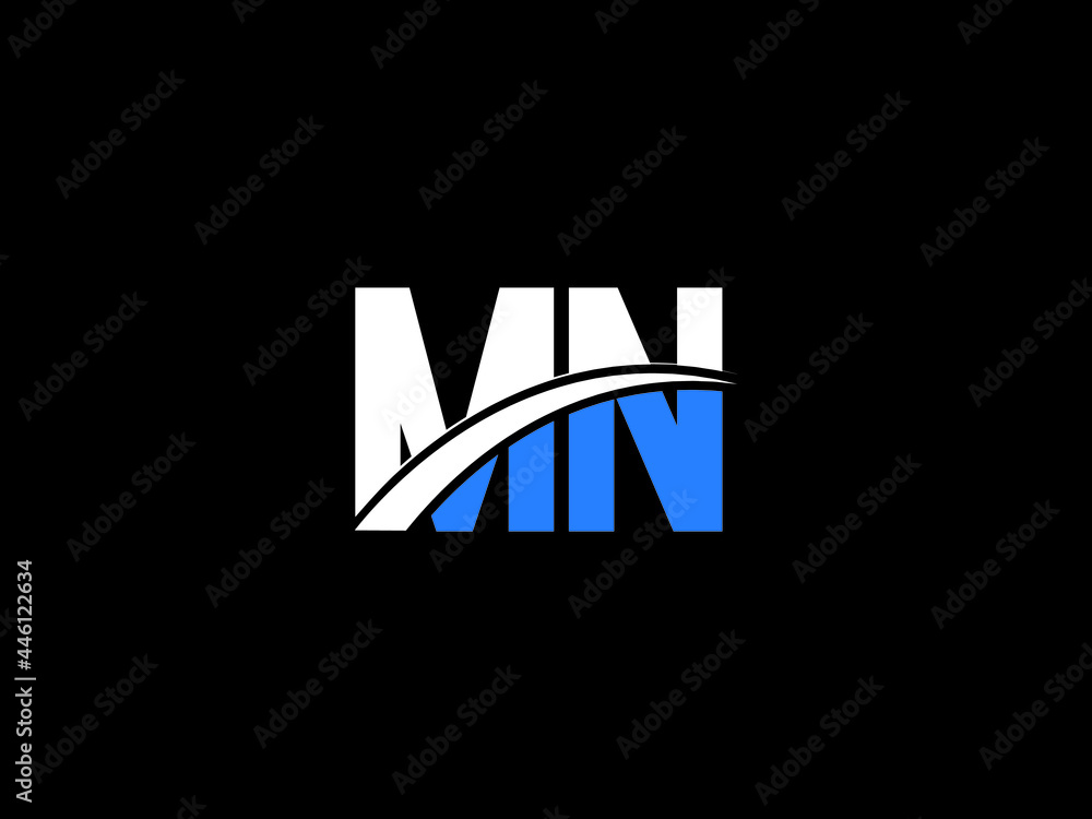 Letter MN Logo Image, mn Letter Logo Design For Business Stock Vector ...