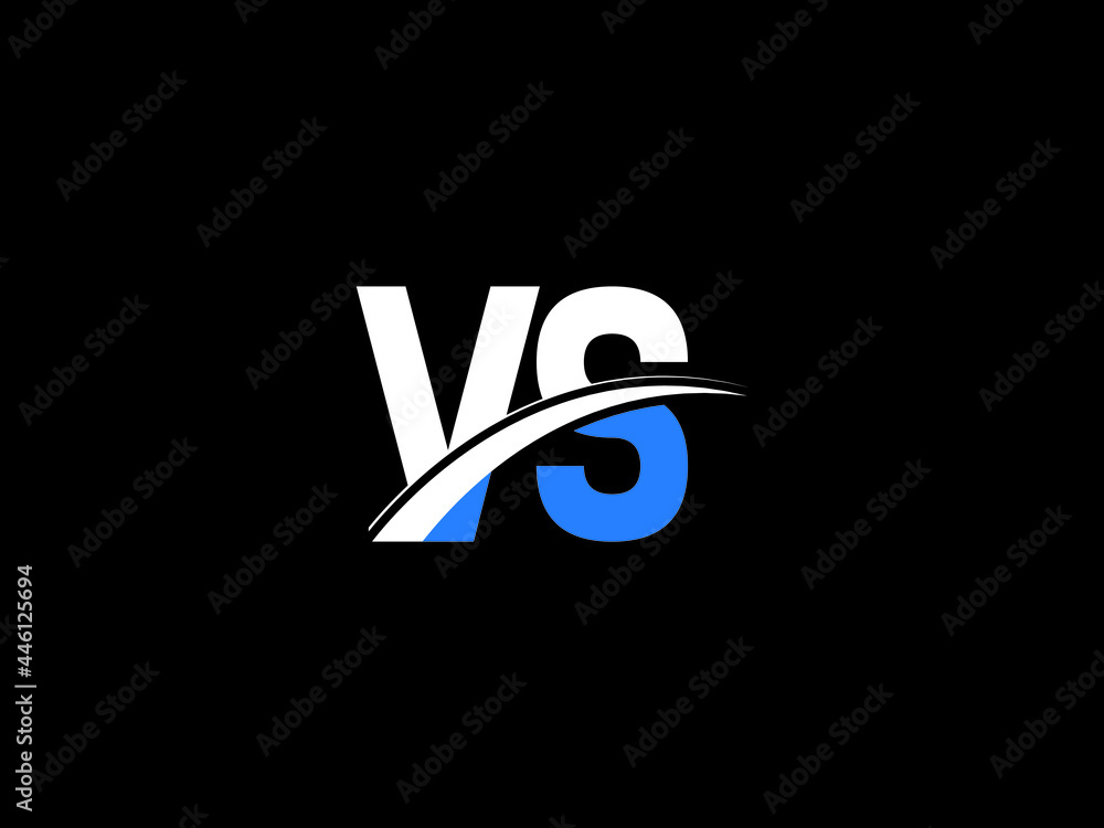 Letter VS Logo Image, vs Letter Logo Design For Business Stock Vector ...