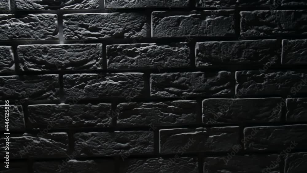 Black brick wall backgrounds, brick room, interior texture, wall ...