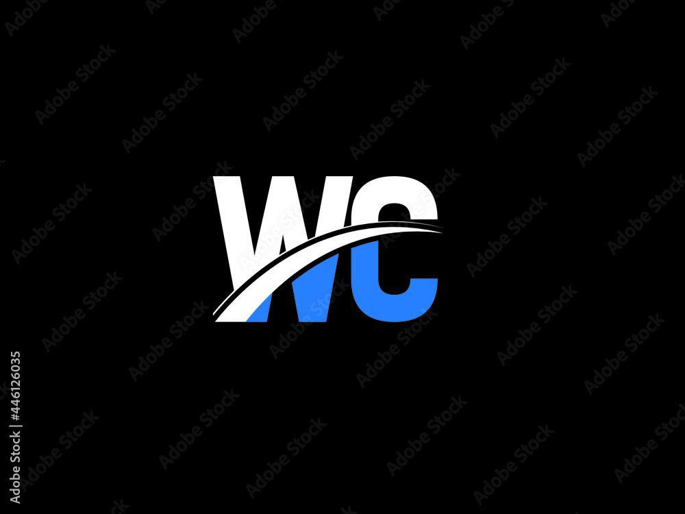 Letter WC Logo Image, wc Letter Logo Design For Business Stock Vector ...