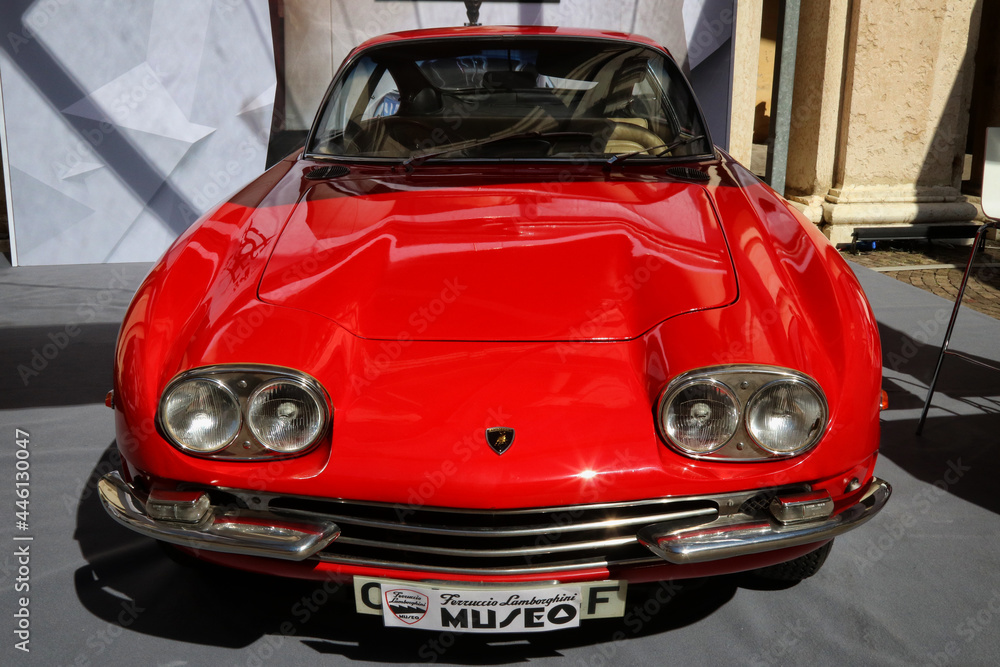 Modena, Italy, july 1 2021 - Lamborghini 350 GT, 1963, sport car, Motor ...