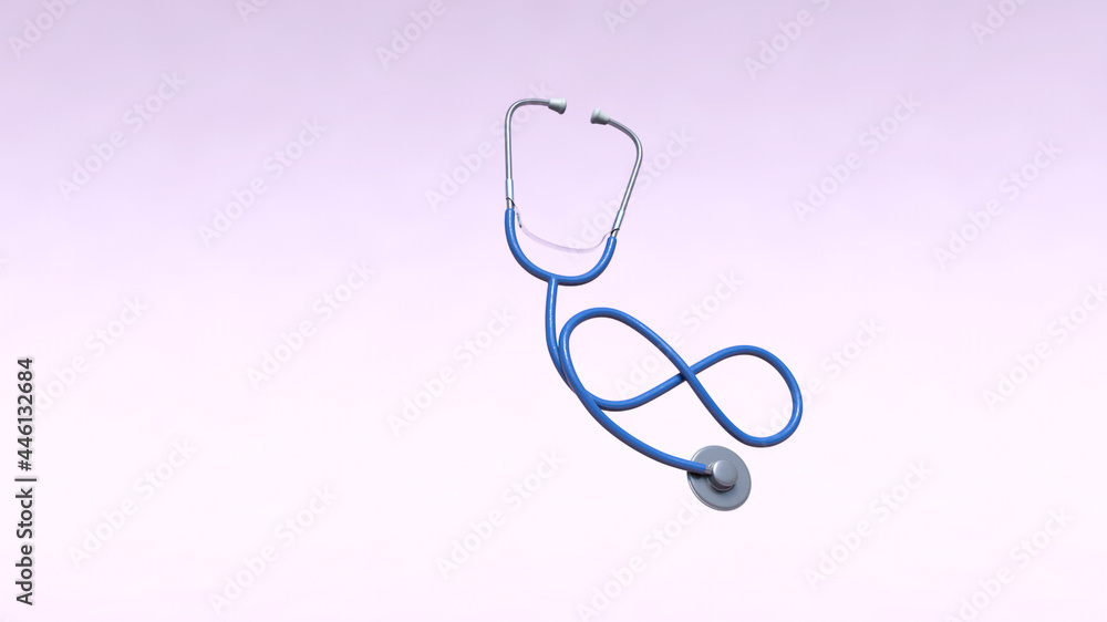 Estetoscopio Instrumento Médico Con Forma Llamativa Ilustración En