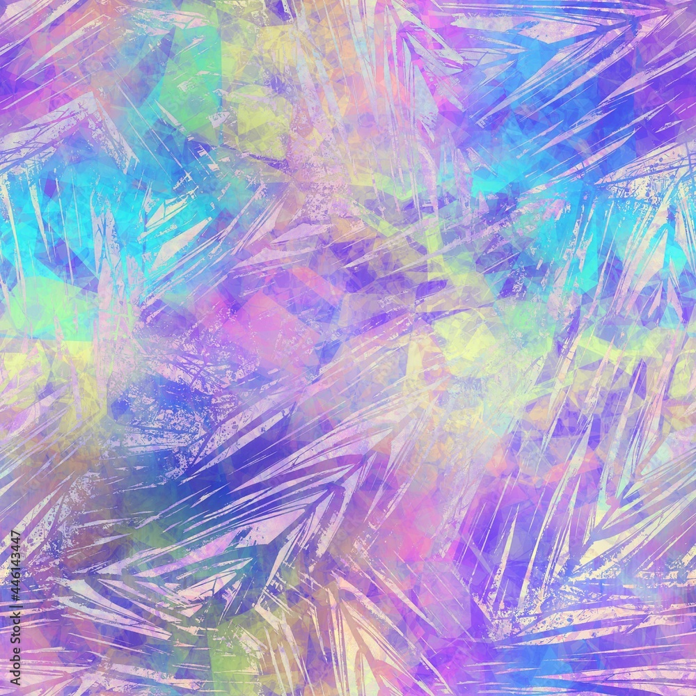 Seamless iridescent rainbow light pattern for print. High quality ...