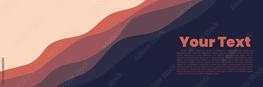minimalist landscape background vector for banner, web banner, greeting ...