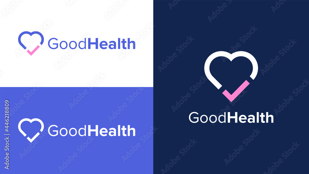 Good Health Logo Design Template. Vector Logo Concept for Health ...
