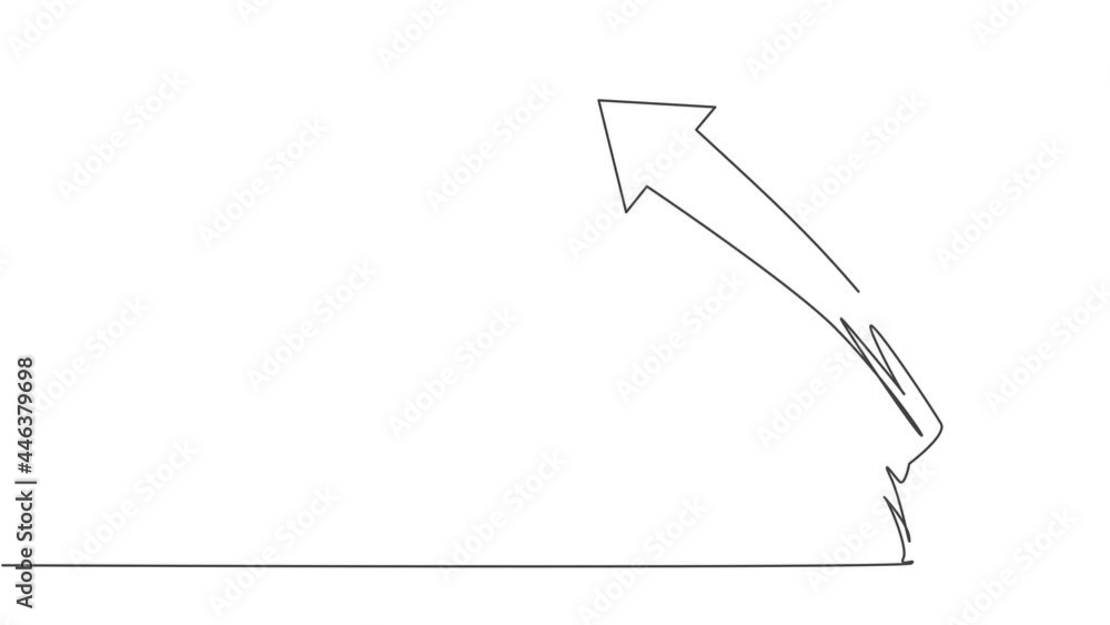 Self drawing animation of single continuous line draw metal spring with ...