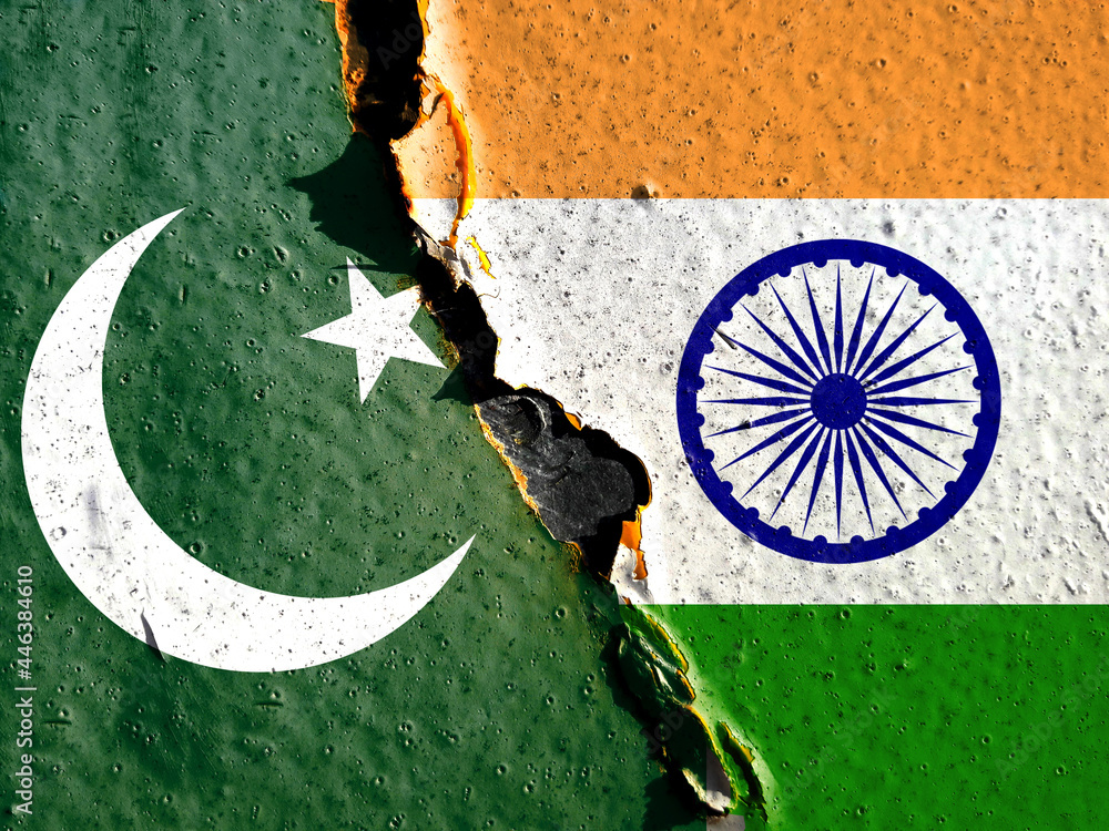 Indian flag and Pakistan flag Stock Photo | Adobe Stock