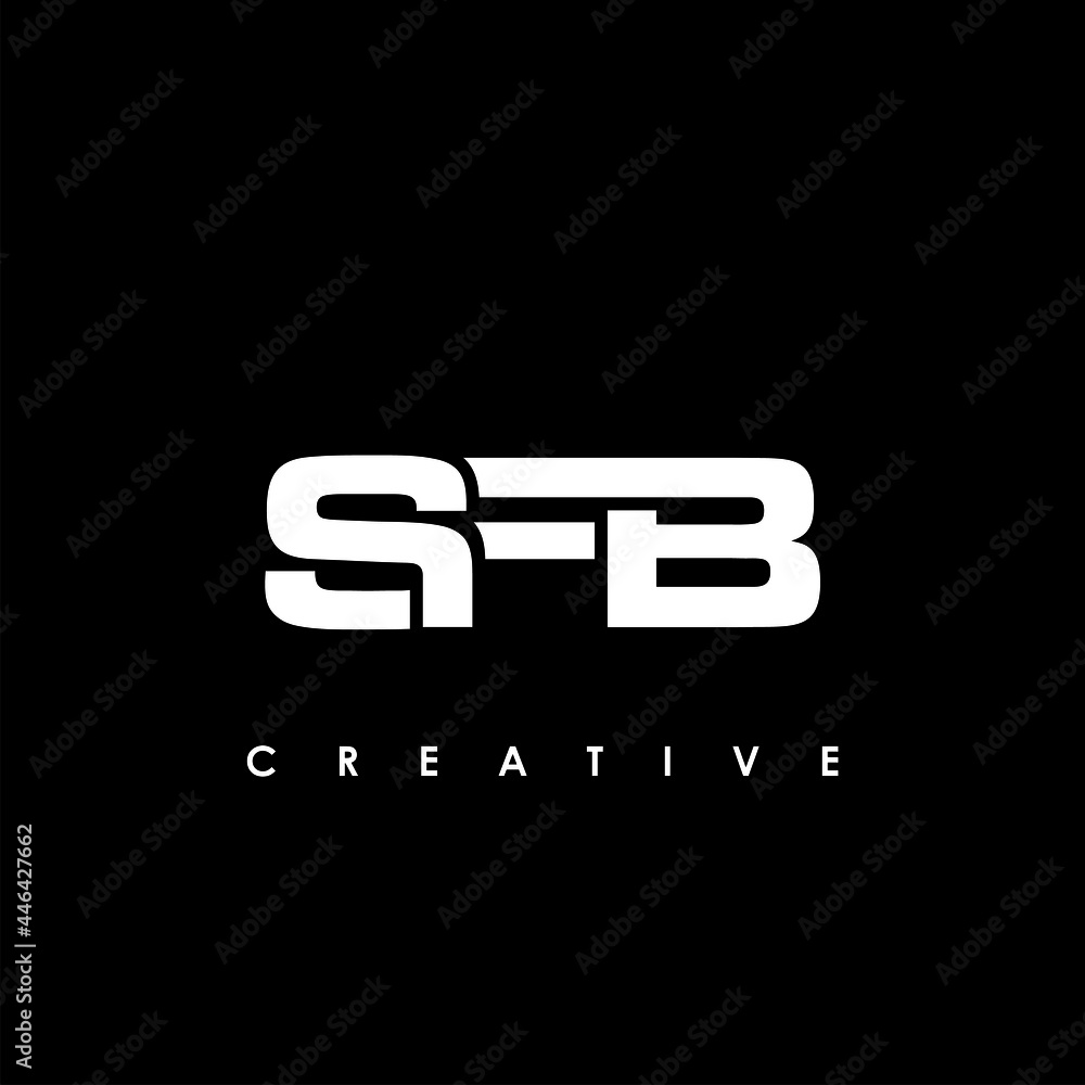 SFB Letter Initial Logo Design Template Vector Illustration Stock ...
