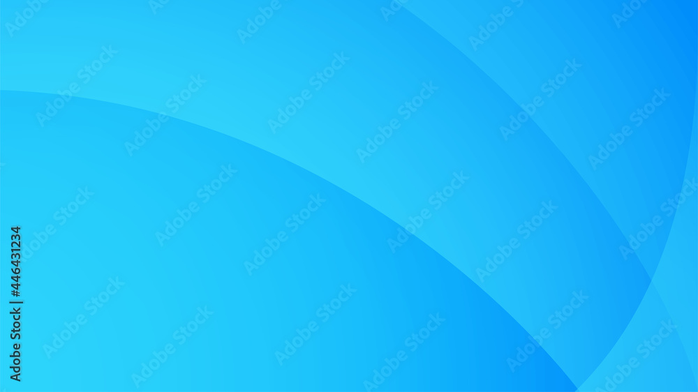 Abstract light blue wide background with radial blue gradients coming ...