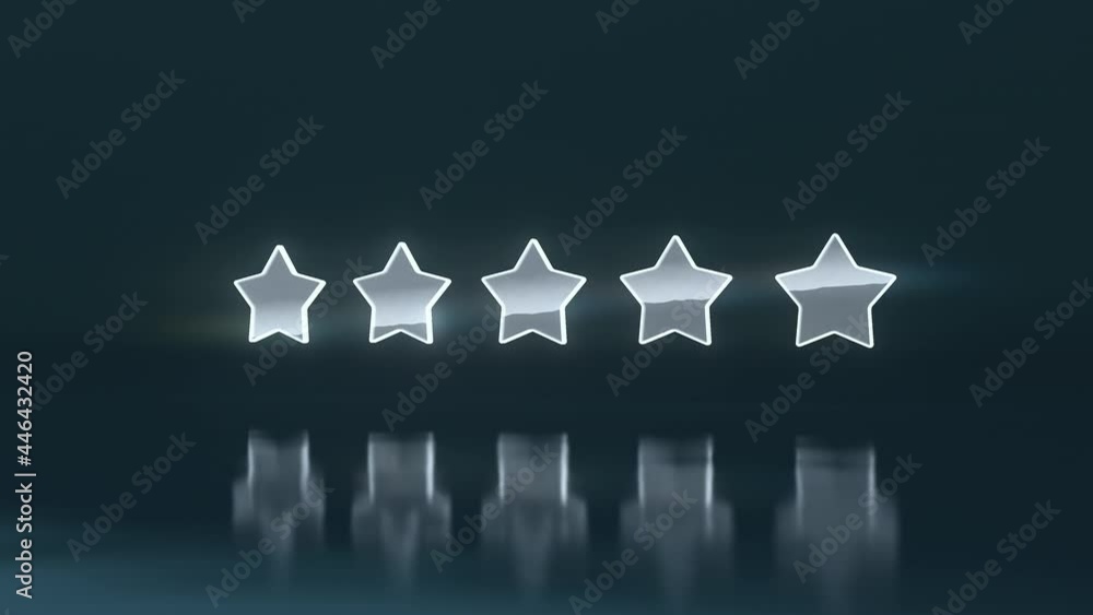 Five star technology review Stock Video | Adobe Stock