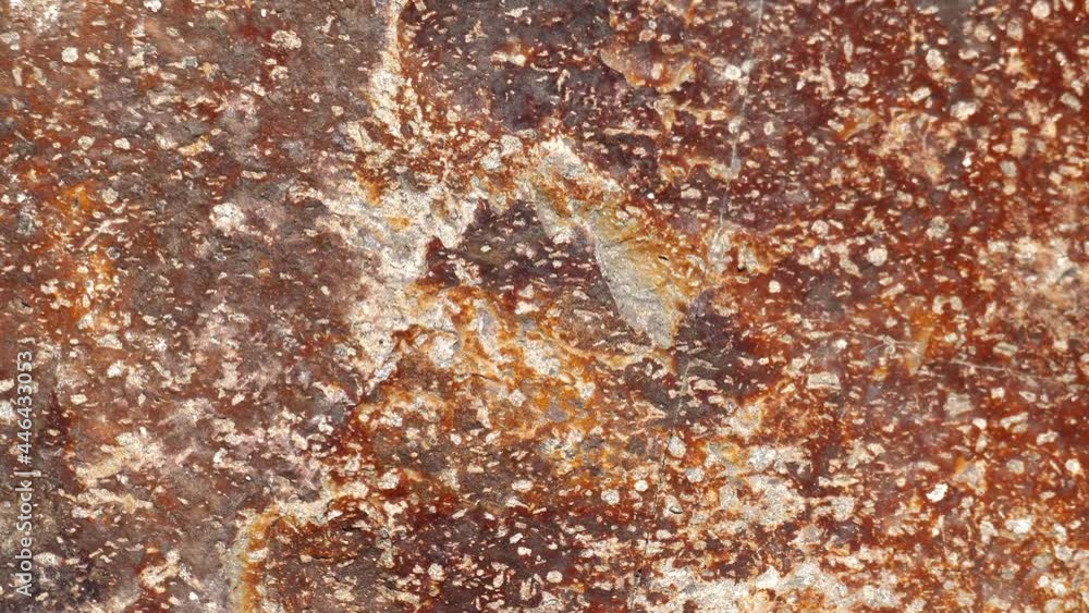 Rusty stone texture. Surface for design and decor. Background footage ...